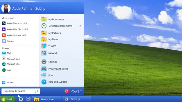Windows XP 2021, um Windows 10 mais atraente | @oEduardoMoreira