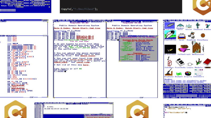 TempleOS, um sistema operacional raro, estranho e revolucionário ...